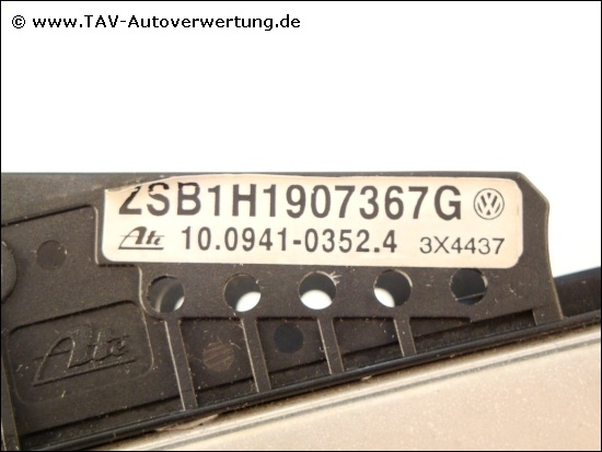ABS/EDS Steuergeraet VW 1H0907379E Ate 10.0941-0323.4 3X4312 ...