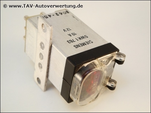 Relay overload protector A 201-540-38-45 Siemens 5WK1-763 10A/12V ...