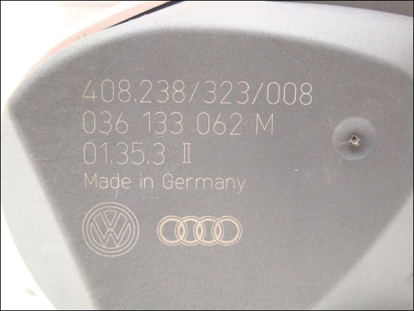 Throttle body VW 036-133-062-M VDO 408-238-323-008, 0,00