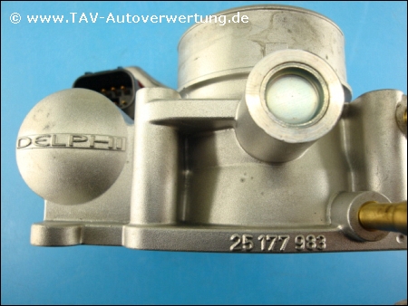 Drosselklappenstutzen Opel 25177983 9192122 817158 Delphi, 0,00