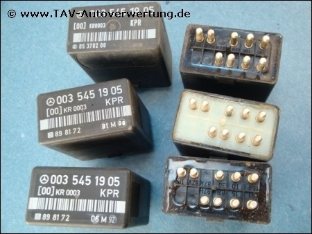 Relais Kraftstoffpumpe Mercedes A 0035451905 [00] KR0003 KPR LK ...