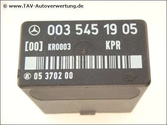 Relais Kraftstoffpumpe Mercedes A 0035451905 [00] KR0003 KPR LK ...