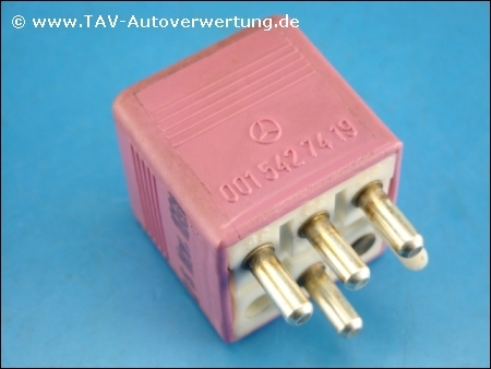 Relay 50A 12V Mercedes-Benz A 001-542-74-19 $ 89-98-68, 0,00