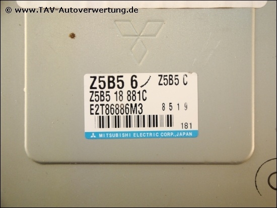 Engine control unit Mazda Z5B518881C Z5B5-6 E2T86886M3 323 (BA), 145,00