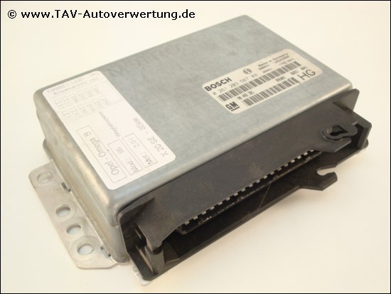 Engine control unit GM 90-492-381 HG Bosch 0-261-203-587 26SA4806 Opel ...