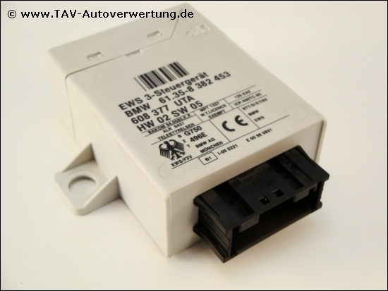 EWS-3 Control unit BMW 61-35-8-382-453 608-377 UTA HW-02 SW-05, 29,00