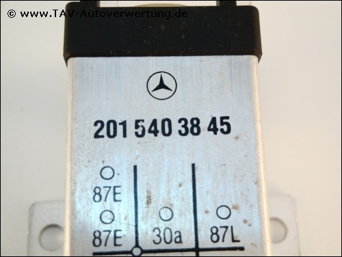 Relay overload protector Mercedes A 201-540-38-45 Siemens 72UD402 10A ...