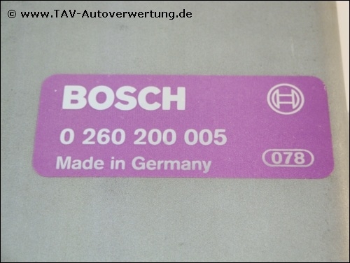 Engine control unit Bosch 0-260-200-005 BMW Ecotronic ECO 1 Carburetor ...
