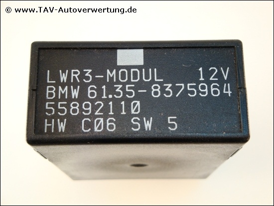 LWR3-Modul BMW 61-35-8-375-964 55892110 HW-C06 SW-5 headlight range ...