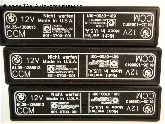 CCM Check-Control-Module BMW 61-35-1-388-613 6010700001, 33,00