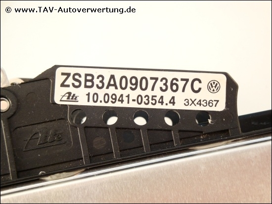 ABS/EDS Steuergeraet VW 1H0907379E Ate 10.0941-0323.4 3X4312 ...