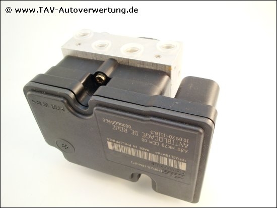 ABS Hydraulic unit Citroen 96-521-826-80 Ate 10020700164 10097011183 ...