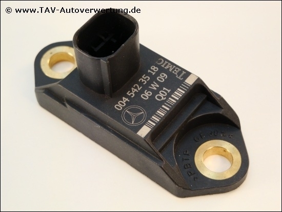 Neu! Sensor Mercedes A 0045423518 Temic 06W09Q01 Beschleunigungssensor ...