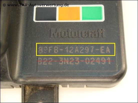 Steuergeraet Zuendung Ford 89FB-12A297-EA 6162398 MAP Sensor, 59,00