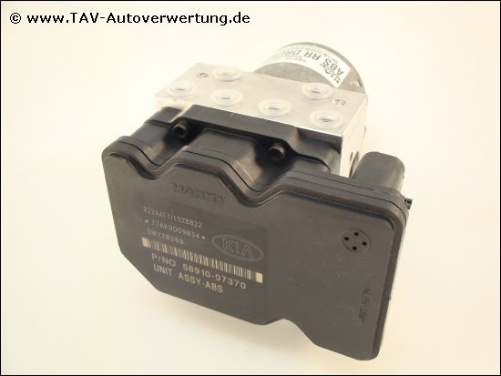 ABS Hydraulic unit 5891007370 Mando BH60109210 5WY7826B Kia Picanto ...