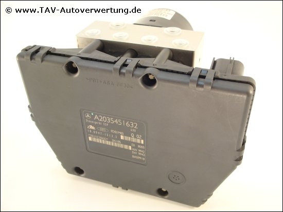 ESP Hydraulic unit A 004-431-05-12 A 203-545-16-32 Ate 10020402904 ...