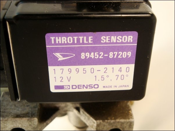 Throttle body 2221087220 Daihatsu Cuore L5 Move L601 0.8L 31 kW, 75,00