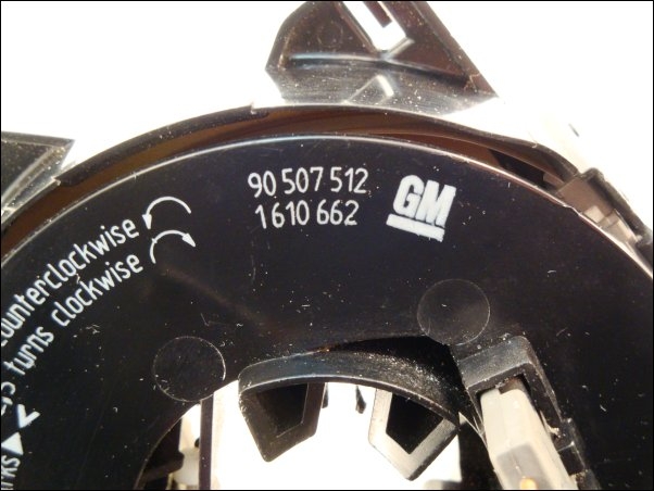 Schleifring Airbag Opel GM 90507512 1610662 Kontakteinheit 199007, 35,00