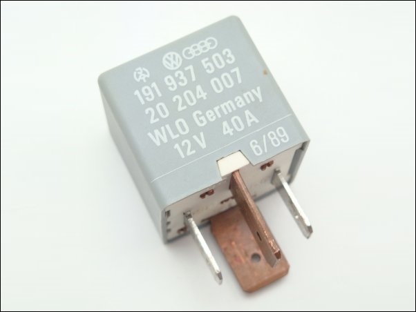 Relais Nr.18 VW 191937503 20204007 WLO Germany 12V 40A Audi Seat Skoda ...