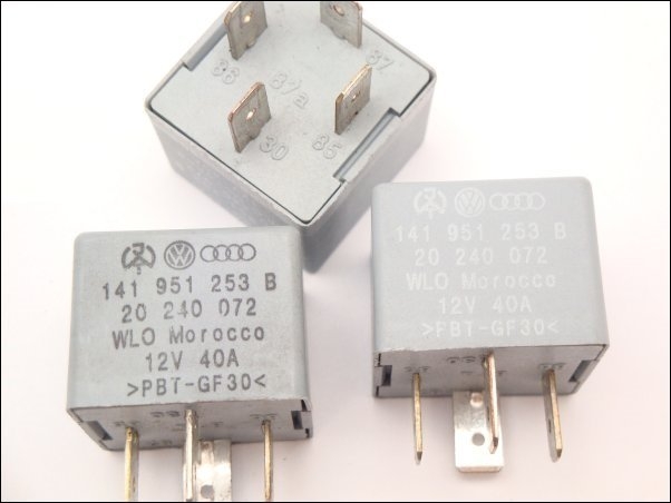 Relay No.53 VW 141-951-253-B 20-240-072 WLO Morocco 12V 40A Audi Ford ...