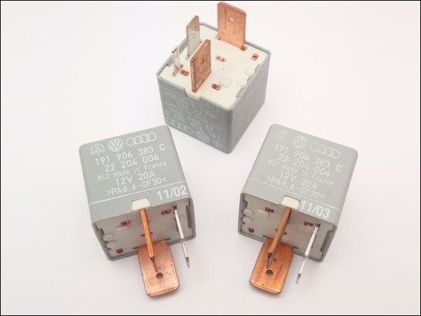 Relay No.167 VW 191-906-383C 22204004 WLO 12V 20A Audi Seat Skoda, 17,00