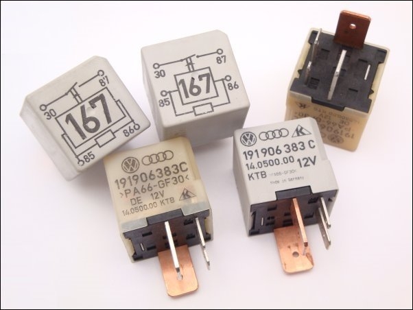 Relay No.167 VW 191-906-383C 14-0500-00 KTB 12V Audi Seat Skoda, 15,00