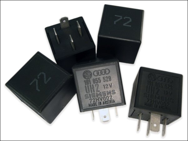 Rear wiper interval Relay No.72 VW 191-955-529 72-HV-002 Siemens Audi ...