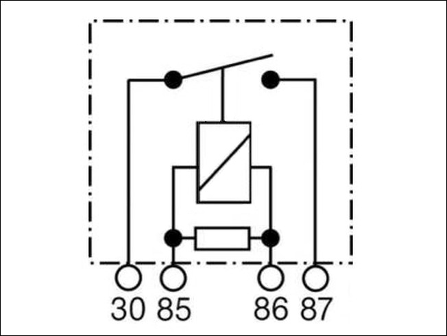 Relay No.460 12V VW 1K0-951-253-A SHO 89-9340-000 Audi Seat Skoda, 15,00