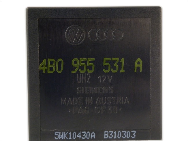 Washer and wiper Relay No.377 VW 4B0-955-531-A Siemens 72WA401 ...