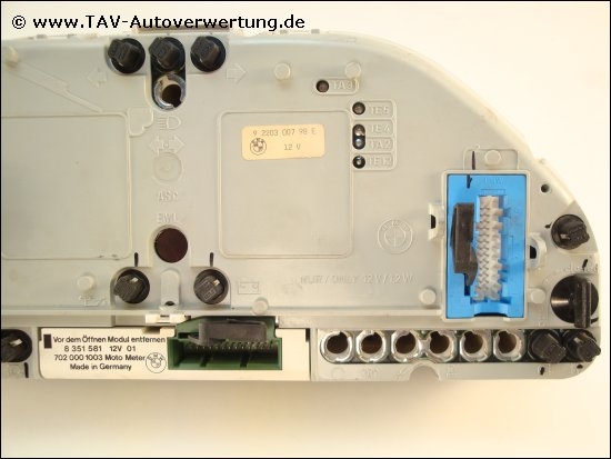 Instrument cluster 9-2203-007-98-E BMW 5 E34 520i M20 automatic, 0,00
