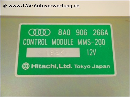 Engine control unit Audi 8A0-906-266-A Control Module MMS-200 12V ...